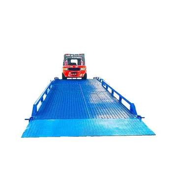 New 10 Ton Mobile Hydraulic Forklift Ramp Bridge Platform Container ...
