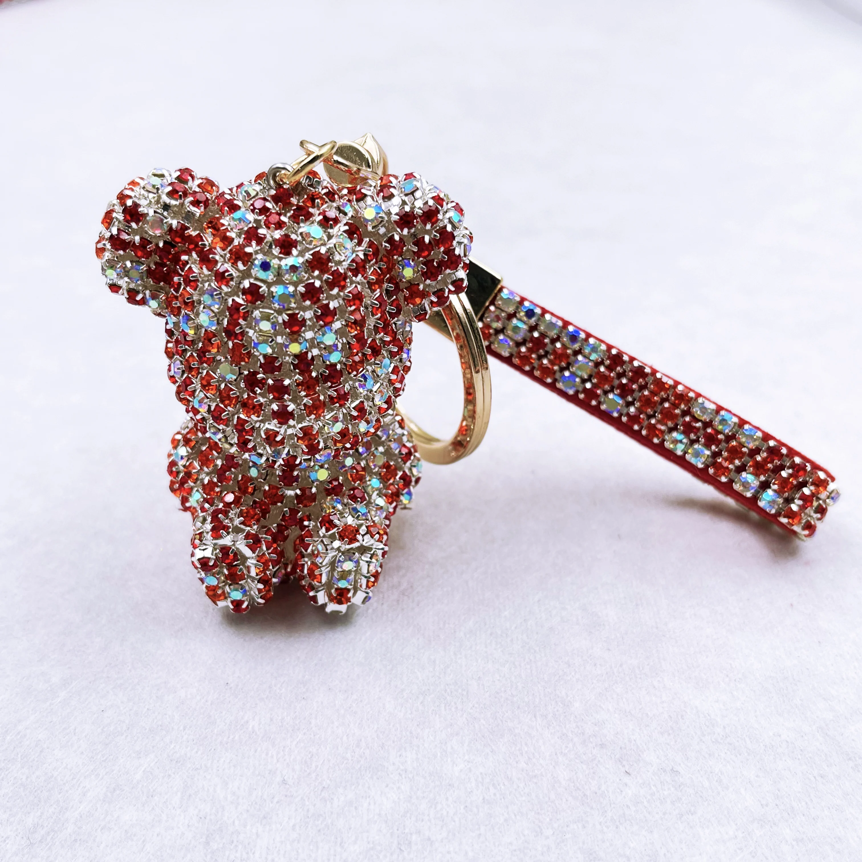 Fashionable High Quality Designer Keychains Full Color Diamond Crystal ...