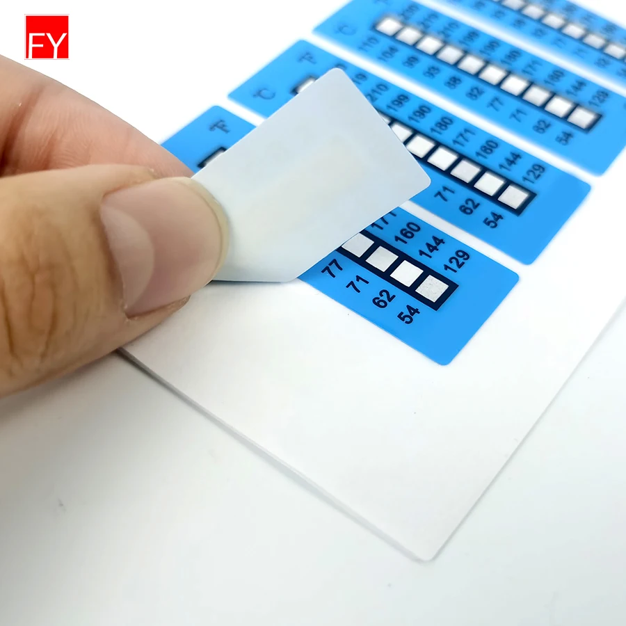 Car Stickers Temperature Indicating Labels Custom Change Time Heat ...
