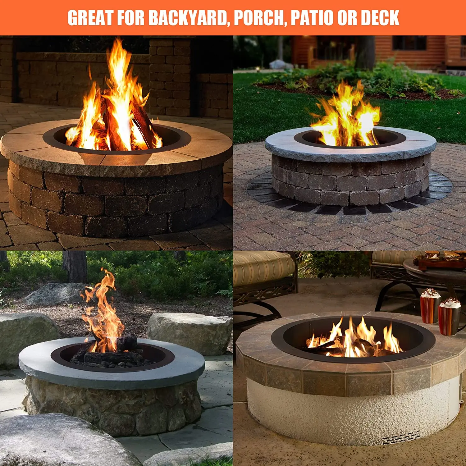Eco-friendly Portable Fireplace - Outdoor Fire Pit Ring