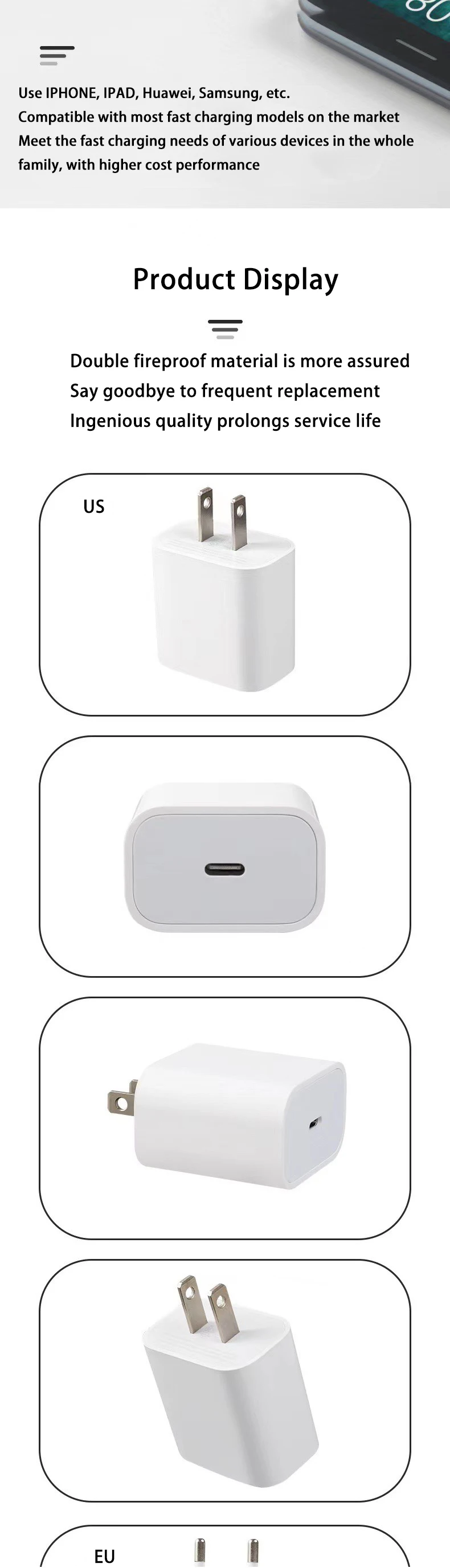 Original Full Specification Pd 20w Fast Charger For Iphone,High Sales ...