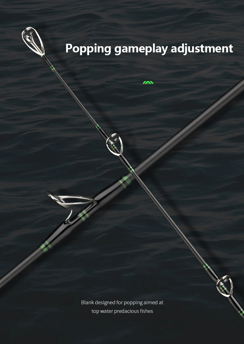 Ecooda Deap Sea Popping Rod Fuji Top Guides And Dps Reel Seat Popping ...