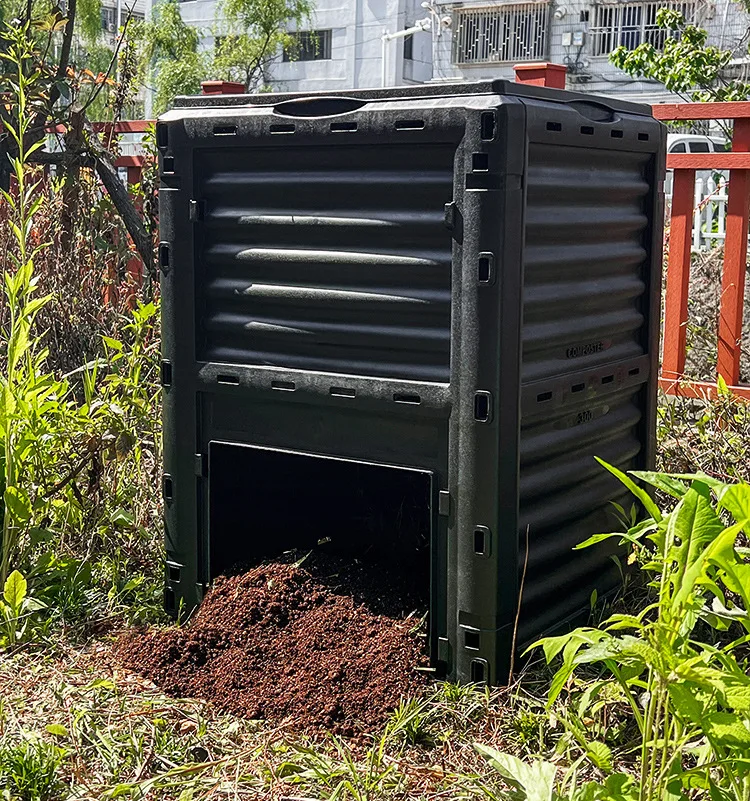 Wholesale 300l Durable Outdoor Plastic Garden Compost Bin Foldable ...