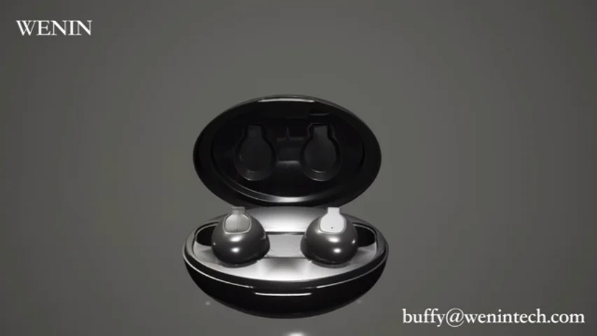 Abs Oval Charging Case Ergonomics Earbuds Earphones Wireless Headphone ...