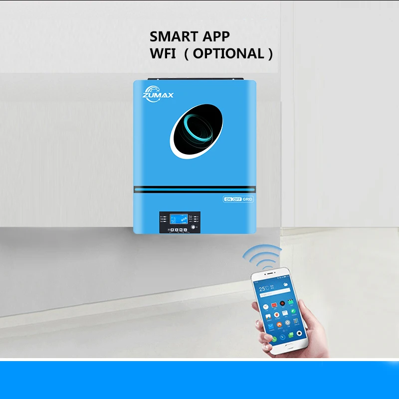 Zumax 150a Mppt Hybrid Solar Inverter 48v Solar Mppt Charge Controller ...