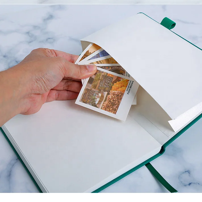 Professional Custom Leather Lined Paper Dark Blue Journal Notebook with ...