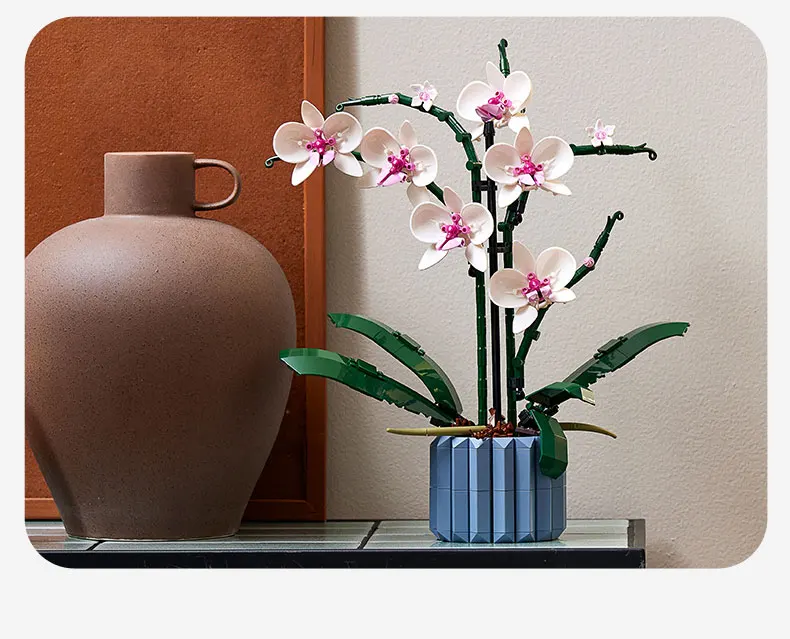 Orchid Flower Building Block Set Bricks Set 608pcs Bricks Toy #12390 ...