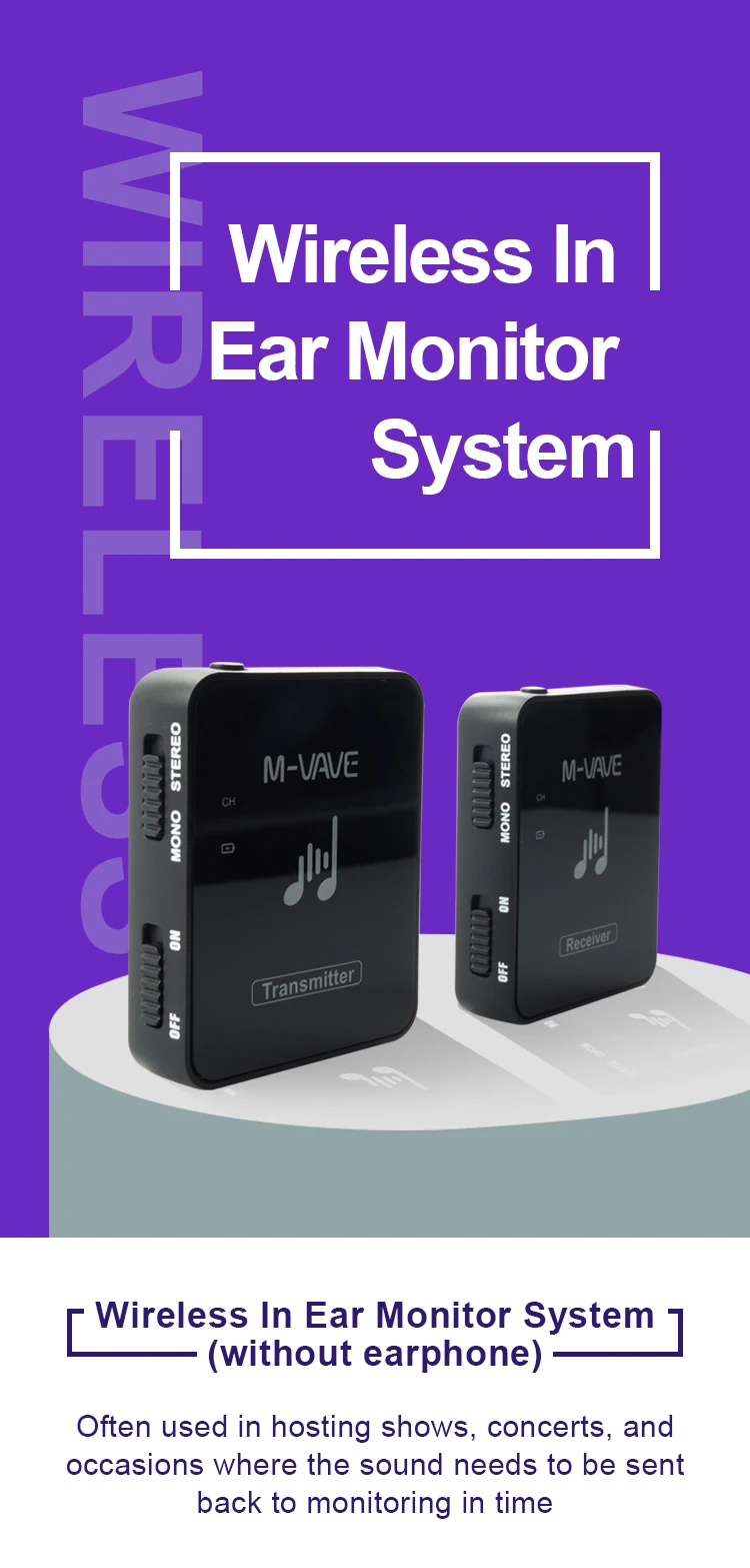 2.4ghz Wireless Microphone - Professional Sound Monitoring