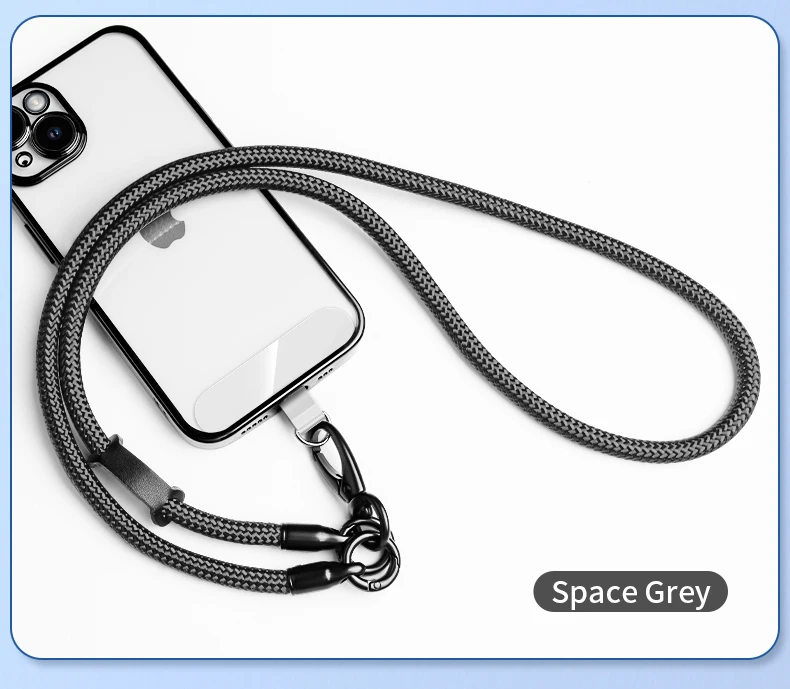 Universal Short Neck Wear Strap Keychain Mobile Phone Tether Patch With ...