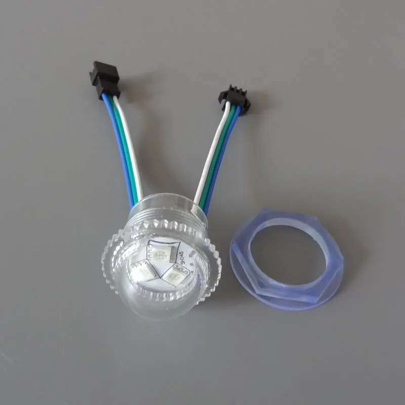 BIS CE DC5V 12V 12mm WS2811 UCS1903 SM1903 IP68 Pixels 50PCS RGB Full ...