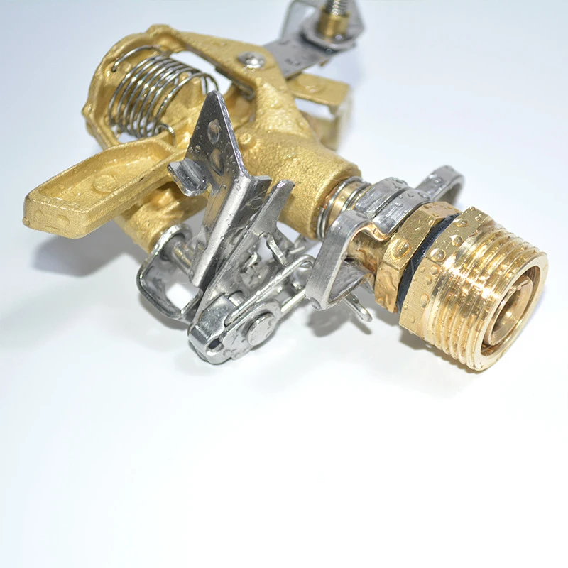 3/4 Inch Full Copper Lawn Garden Sprinkler 180/360 Degree Rotating ...