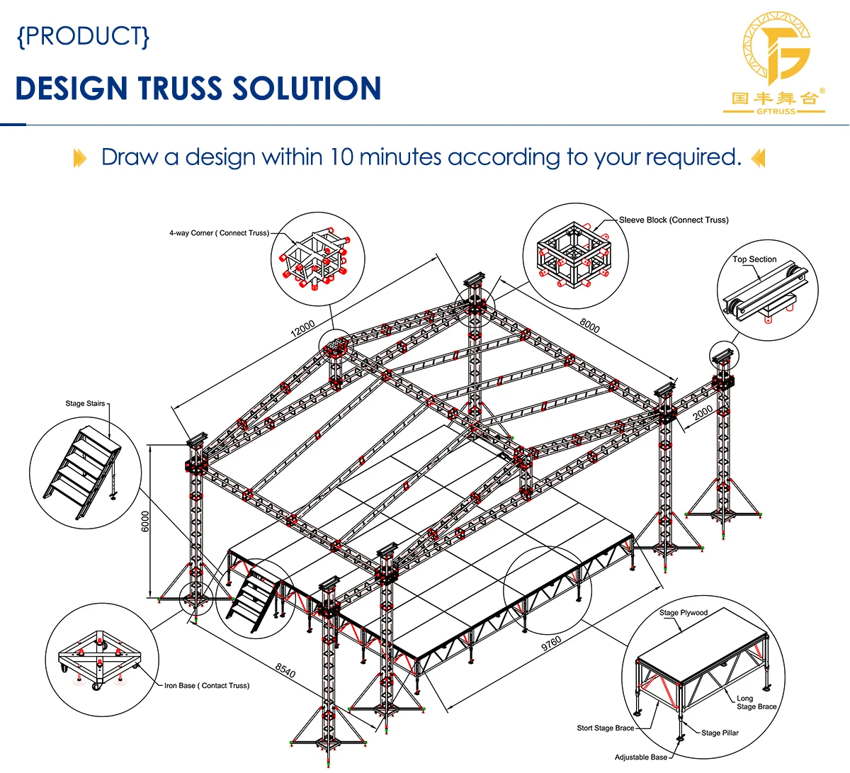 Outdoor Concert Estructura Structures - Modular Stage Frame