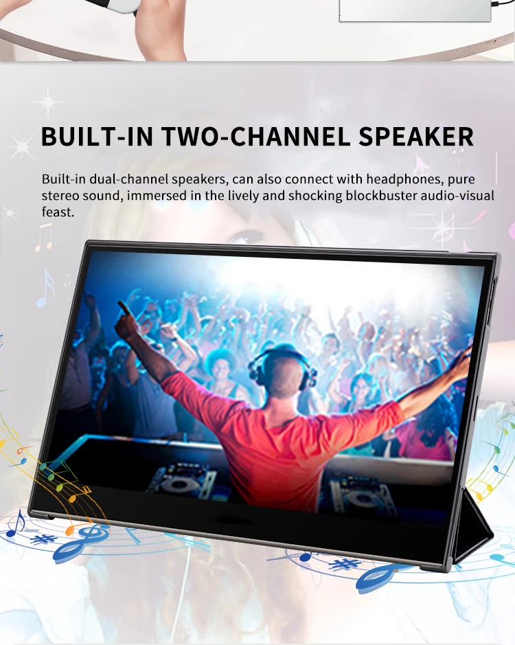 Gaming Oled Portable Extended 15.6 Inch 1k 1920*1080 Touch Screen Pc ...