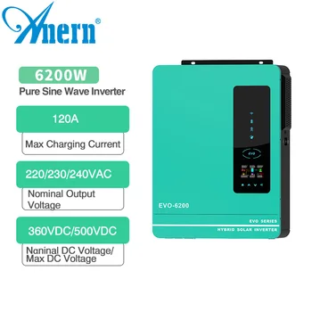 Anern Inverters 5kw 8kw 10kw Hybrid Solar Inverter Without Battery ...