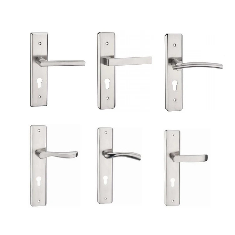 Modern Passage Lock Handle Luxury Fire Resistant Aluminium Door Lever ...