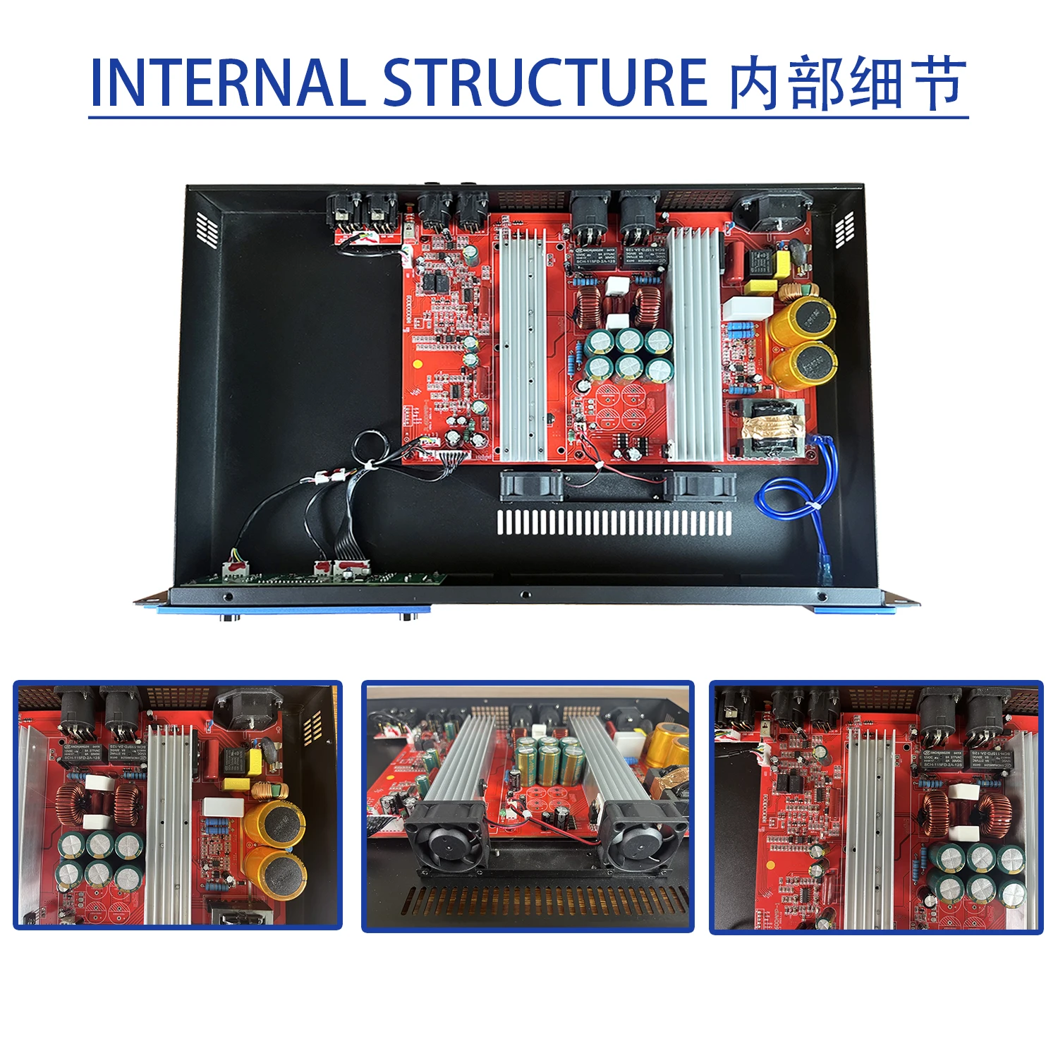 GAP-D2900 Professional 600W*2 Power Amplifiers for DJ Speakers