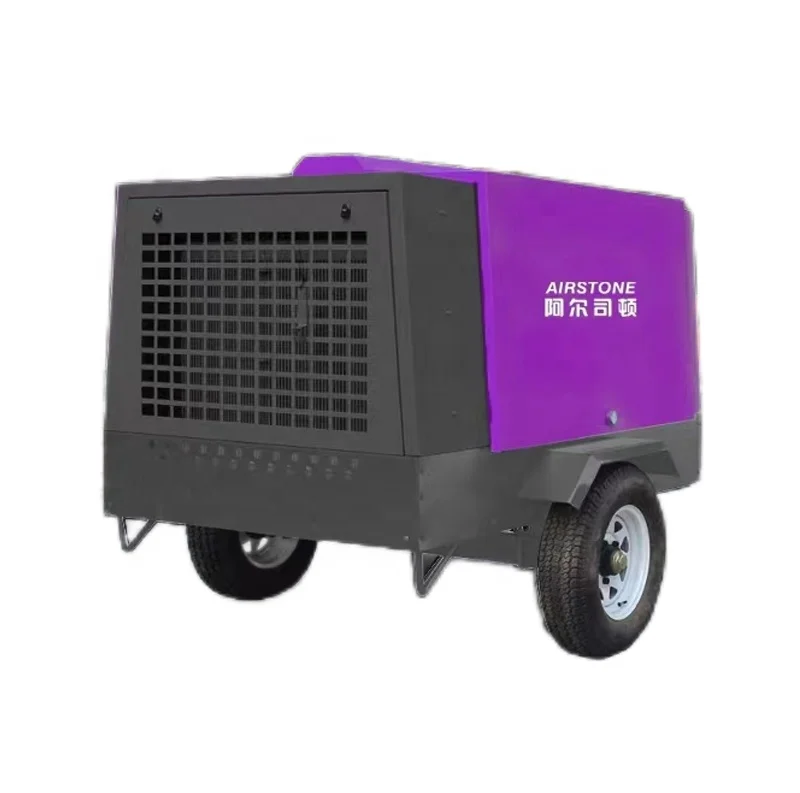 Airstone Portable Diesel Screw Air Compressor - 350 CFM