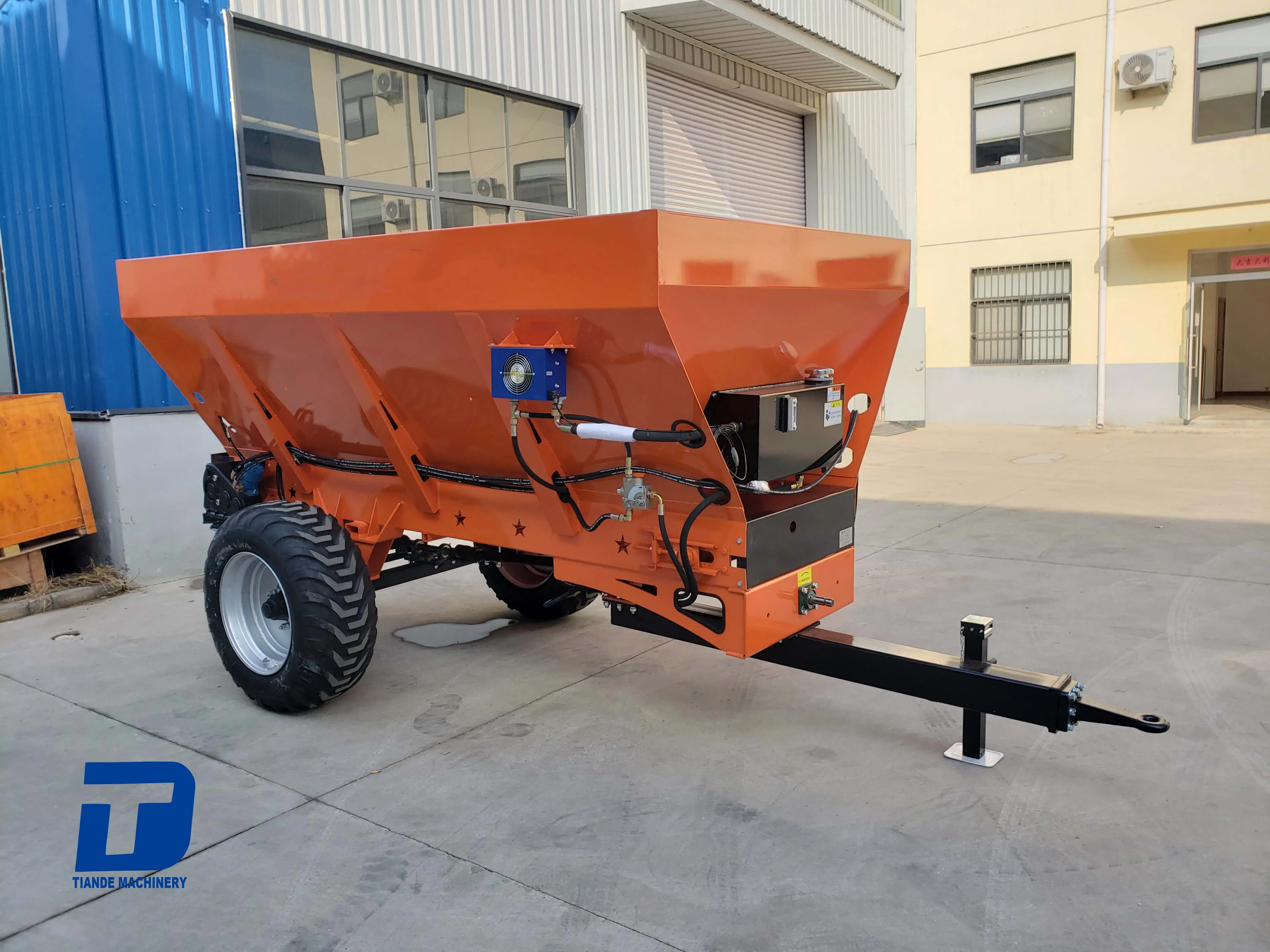 Rear Throw Pasturefertilizer Spreader Spreading Machine Manure ...