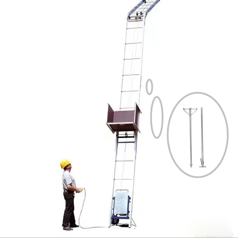 High Quality Electric Ladder Lift Hoist Aluminum Solar Panel Lifter ...