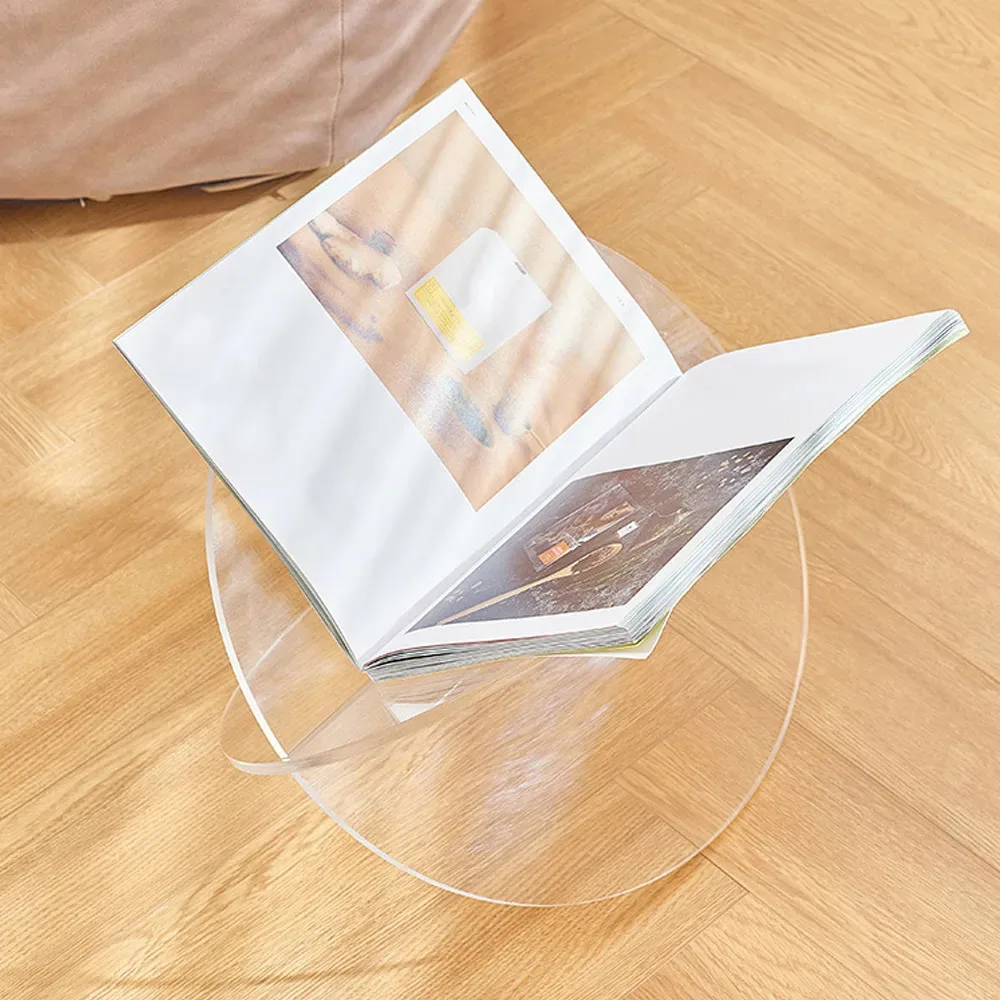 Modern Design Luxury Bookshelf Acrylic Perspex Magazine Rack Coffee ...