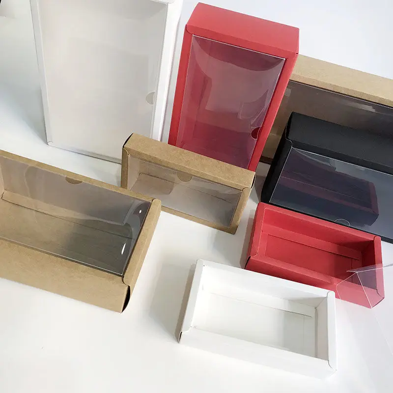 Customized PVC Transparent Paper Boxes for Gift Packaging