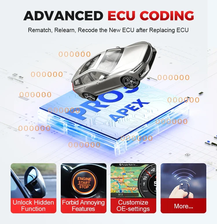 2023 Elite Version Launch X431 Pro3 Apex X-431 V+ Pro Vplus Full System Bidirectional Key Coding ...