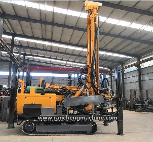 Hydraulic Crawler Mounted 300m Borehole Drill Wells Water Well Drilling ...