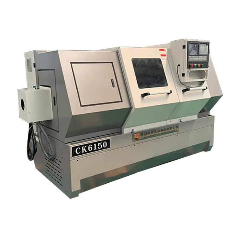 CK6150 GSK System Large Turning CNC Lathe Heavy Duty CNC Lathe Flat Bed CNC Lathes Single ...