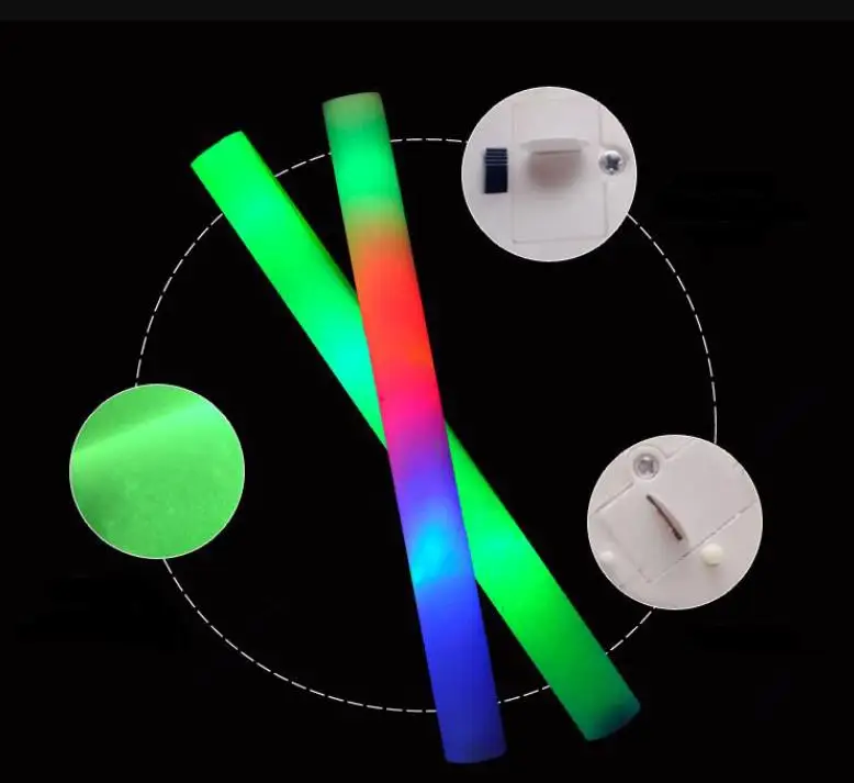 Flashing LED Light Sticks for Weddings Concerts Christmas Halloween ...