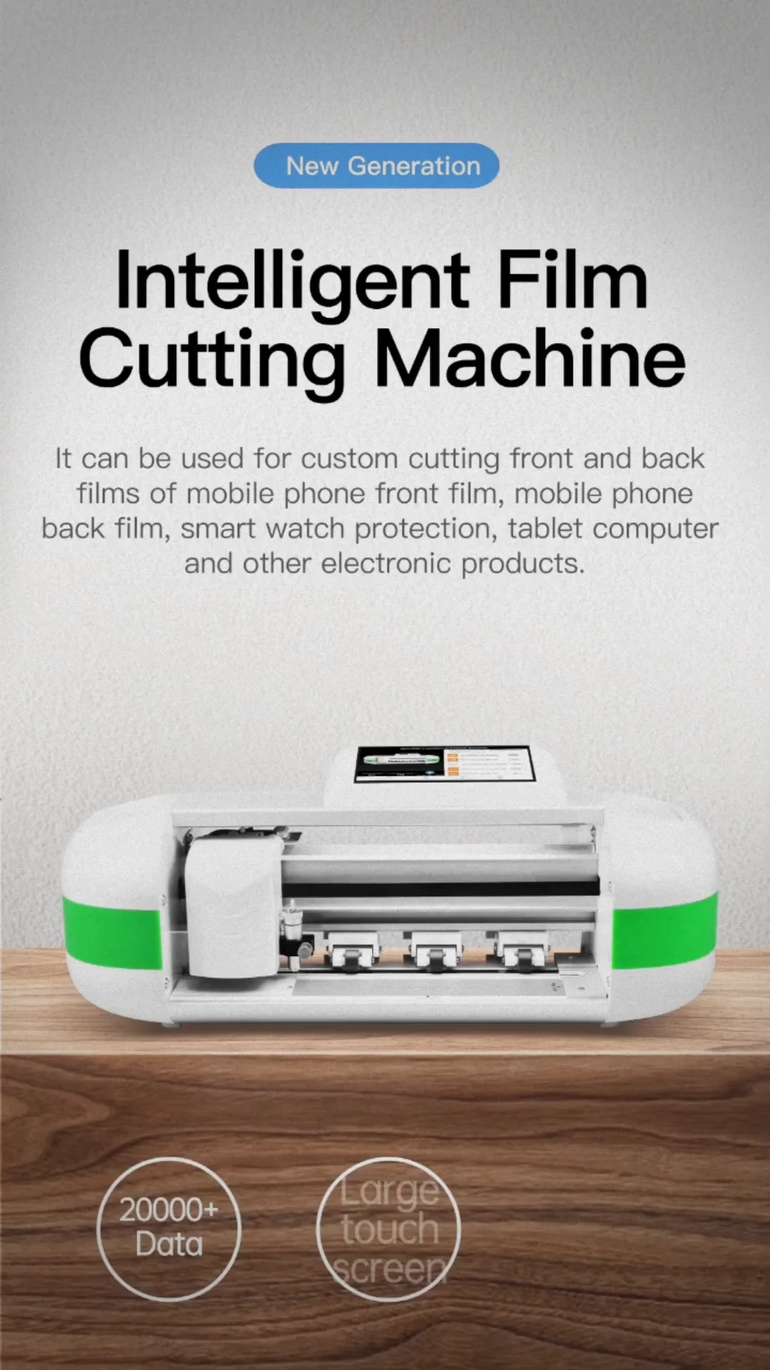 Screen Protector Cutting Machine Mobile Phone Automatic For Tpu Film ...