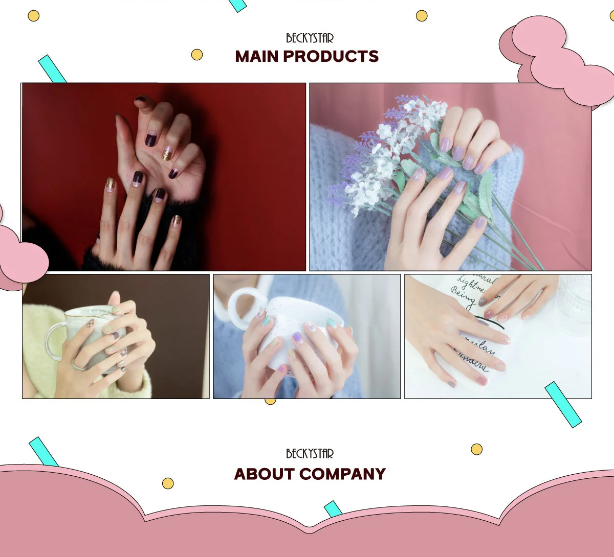 Becky Star New Technology Korean Self Recovery Nail Tips Eco Material ...