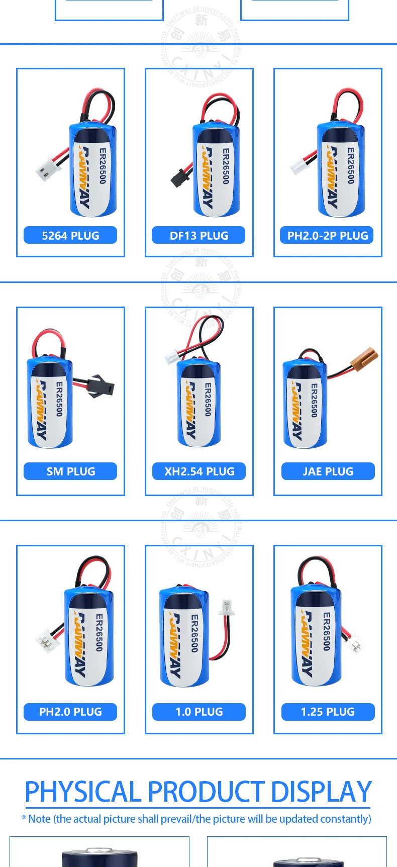 Ramway Er26500 3.6v Primary Lithium Battery For Water Meter Flow Meter Sensor - Buy Lithium ...