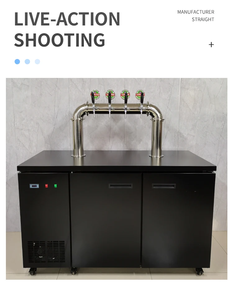 Electric Beer Tower Tap Dispenser Machine Durable Draft Beer Keg Cooler ...