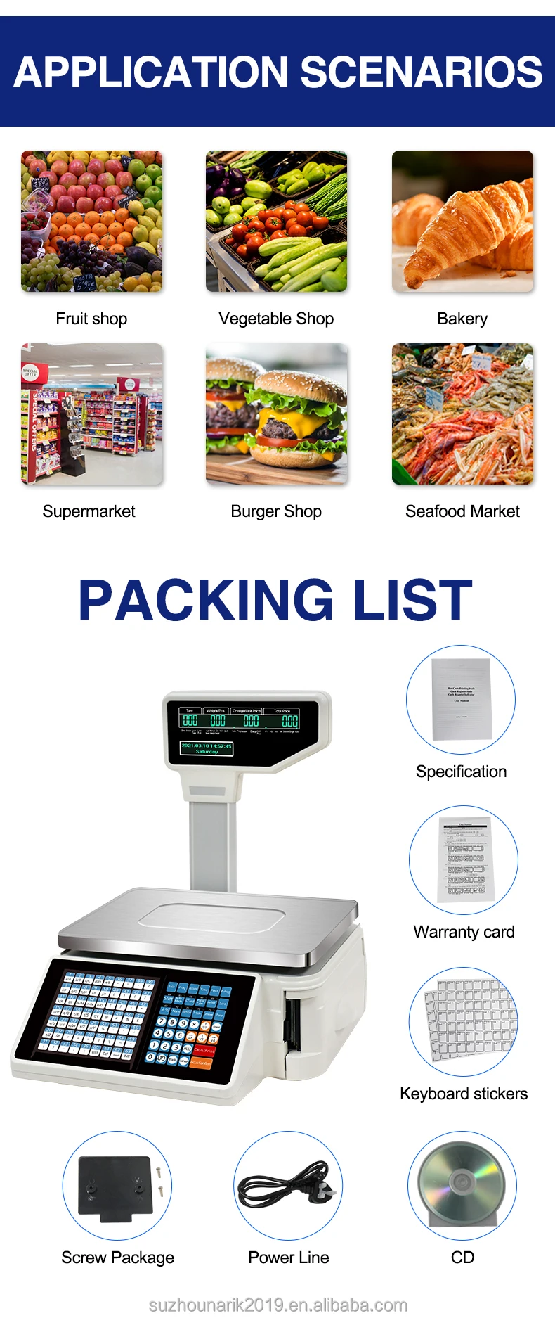 NVK Tm-A20b Barcode Printing Scale - Precision & Efficiency