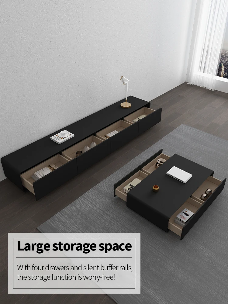 2021 Luxury Modern Home Entertainment Wall Unit - JUNCHN