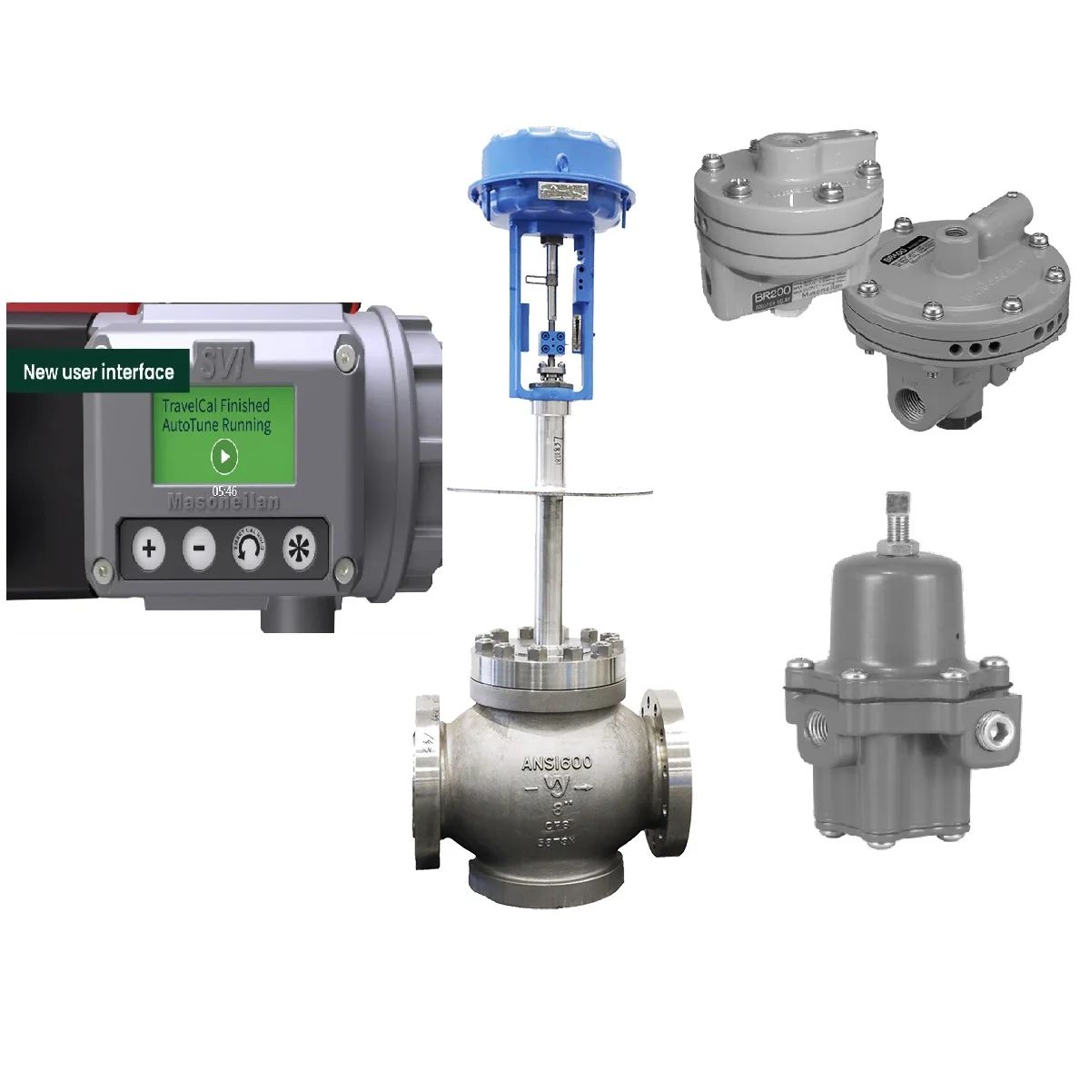 Masoneilan Svi3-21121212 Valve Positioner Br200 Volume Booster Fisher ...