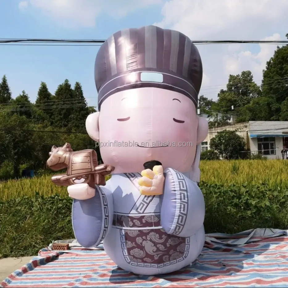 Customized decorative inflatable ancient Chinese cartoon poet ...