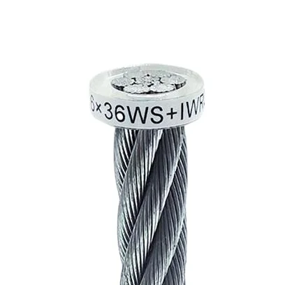 6x36ws+iwrc 6x36ws+fc Galvanized Steel Cable Din3064 32mm Diameter ...