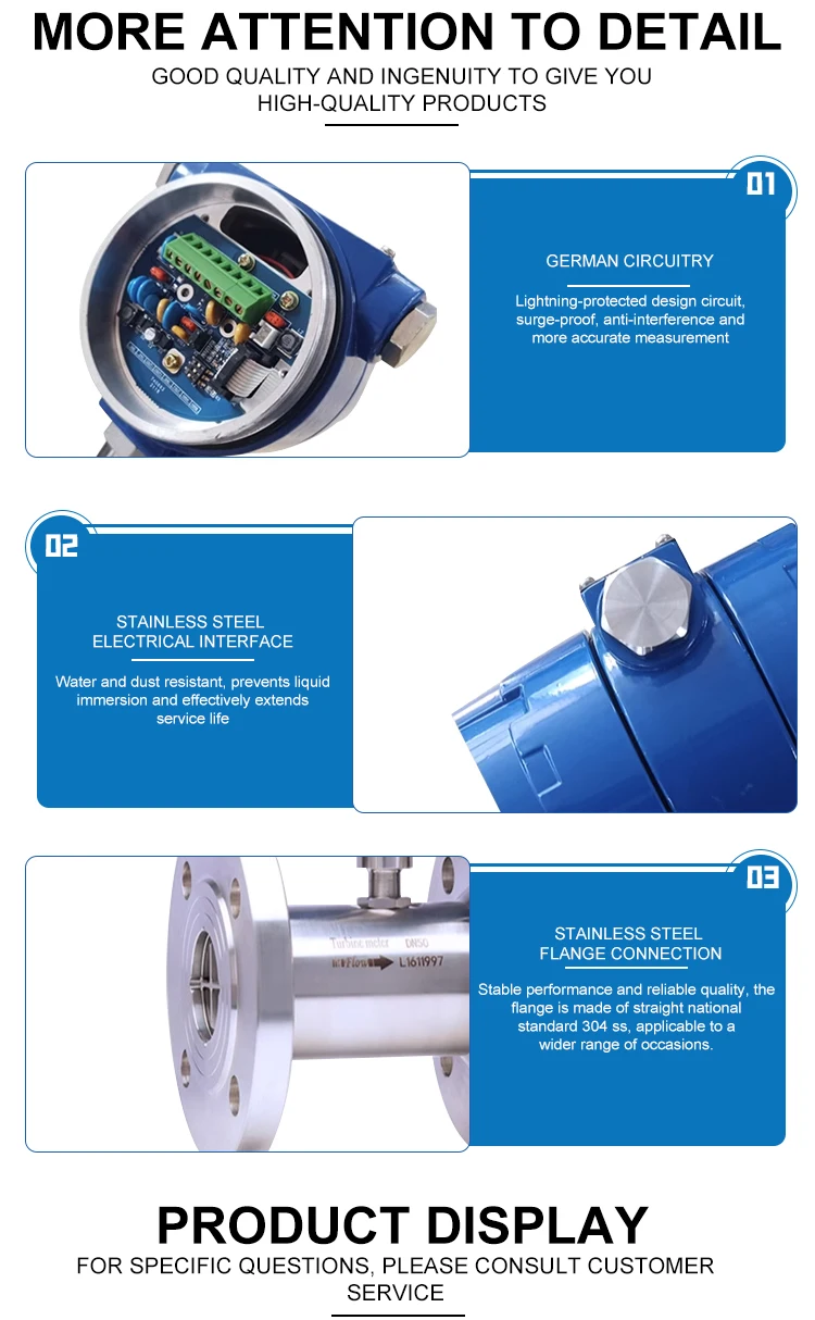 Rs485 4-20ma Output Alcohol Turbine Flow Meter Oem Oil Flowmeters With Sus304 Beer Flow Meter ...