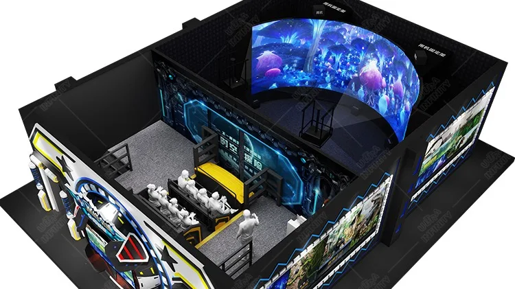 Naked 3d Cinema Simulator Theater System Rail Track 4k Cinema Flying ...