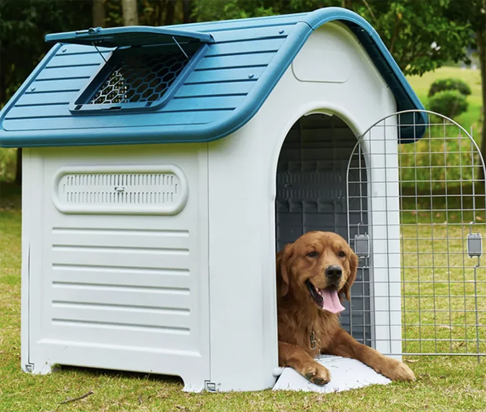 Dog House With Liquid Drainage System Dog Pets House Winter Resistant ...