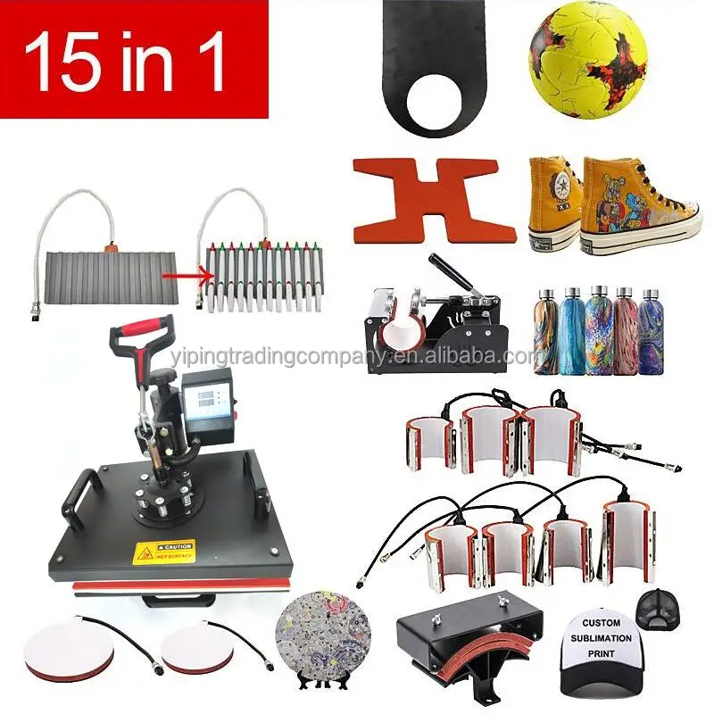 15 in 1 Heat Press Machine - Versatile Sublimation Powerhouse