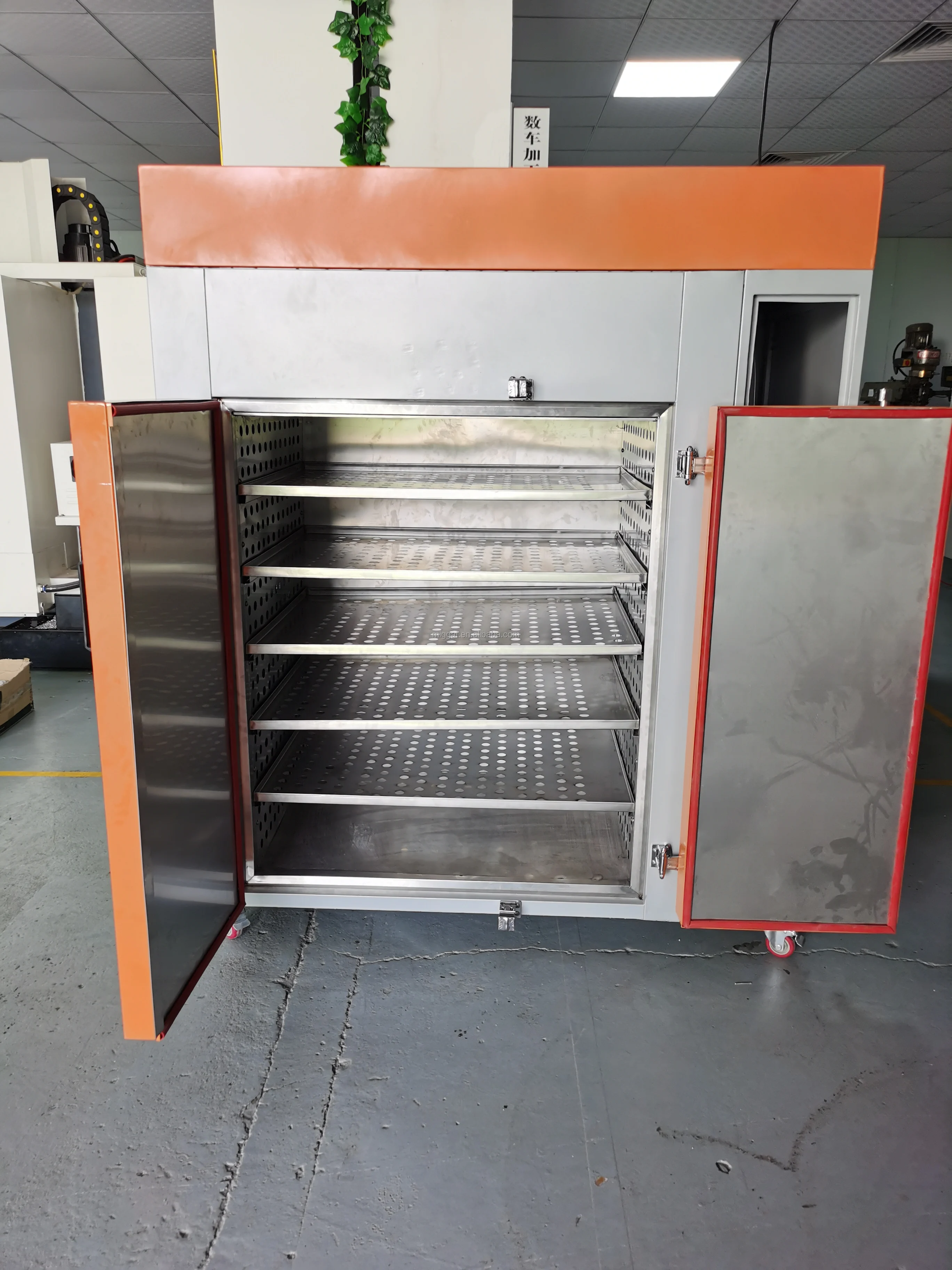 High-temperature Paint Room Hot Air Circulation Drying Equipment Pusher ...