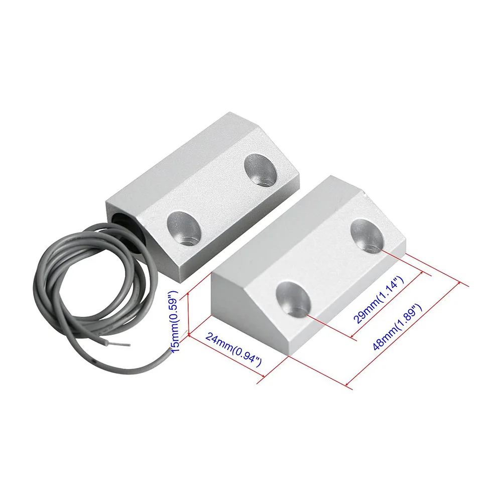 Security Metal NC Wired Magnetic Switch for Doors & Windows