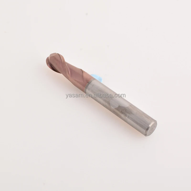 Pm60 For Steel Under 62hrc R2x4x75l R2 Mm Cnc Milling Cutter Tungsten ...