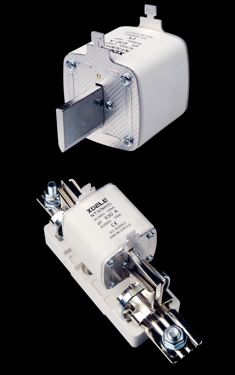 Nh3 Nh Series Ac500v Hrc Fuse Base Low Voltage Ceramic Fuse - Buy Fuses ...