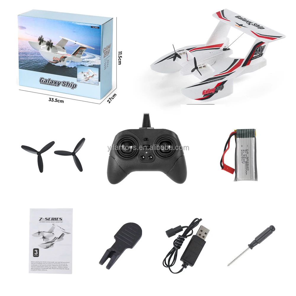 2025 Newest Z62 Air Land Water Mode 3 In 1 EPP Remote Control Glider 2 ...