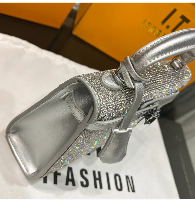 Luxury Fashion New Full Rhinestone Crossbody Bags Women Purse Bling ...