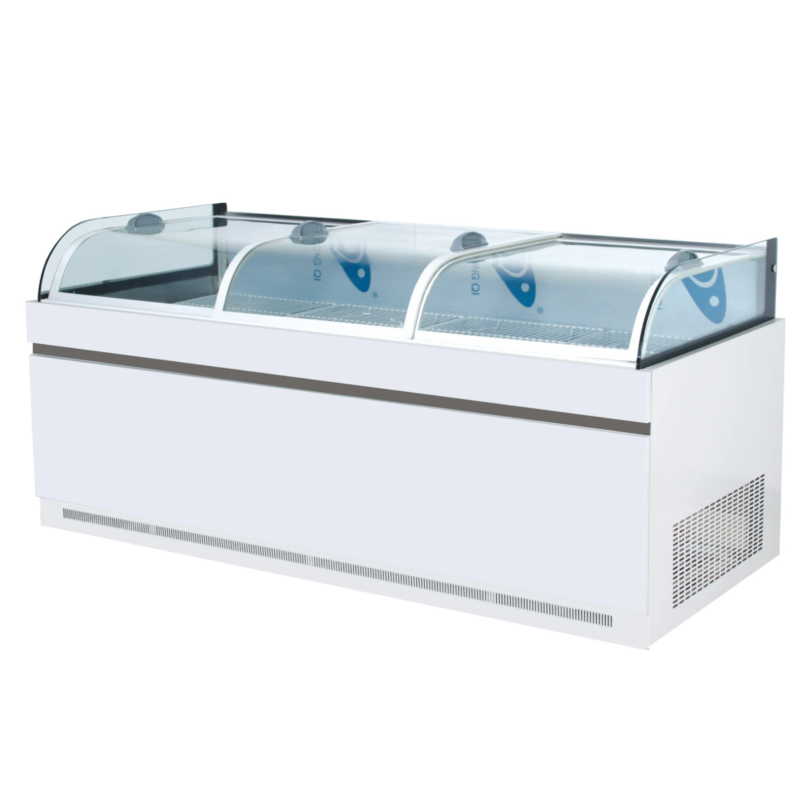 Zhengxue Straight Cold Display Freezer with Hot-Bend Glass Doors
