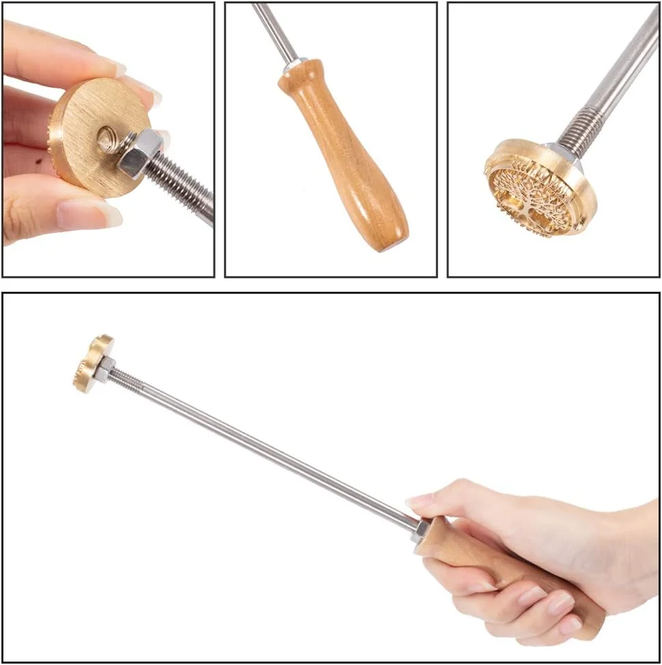 Soap Coconut Meat Wood Leather Iron Stamp Brand Stamp Machine OEM ...